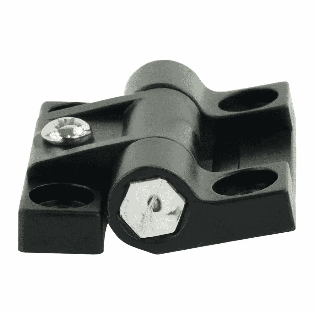 Adjustable Torque Positioning Hinges - Black and White