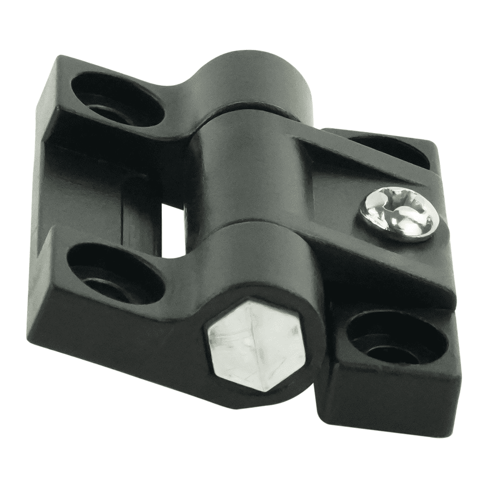 43mm x 37mm Adjustable Torque Positioning Hinge | Black