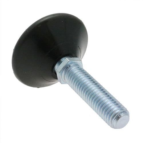 Heavy Duty Tilting Adjustable Feet M6 To M12, 40mm Base - Vital Parts