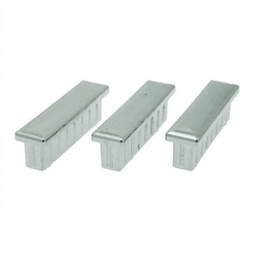 Rectangular Chrome Tube Inserts 10mm To 80mm - Vital Parts