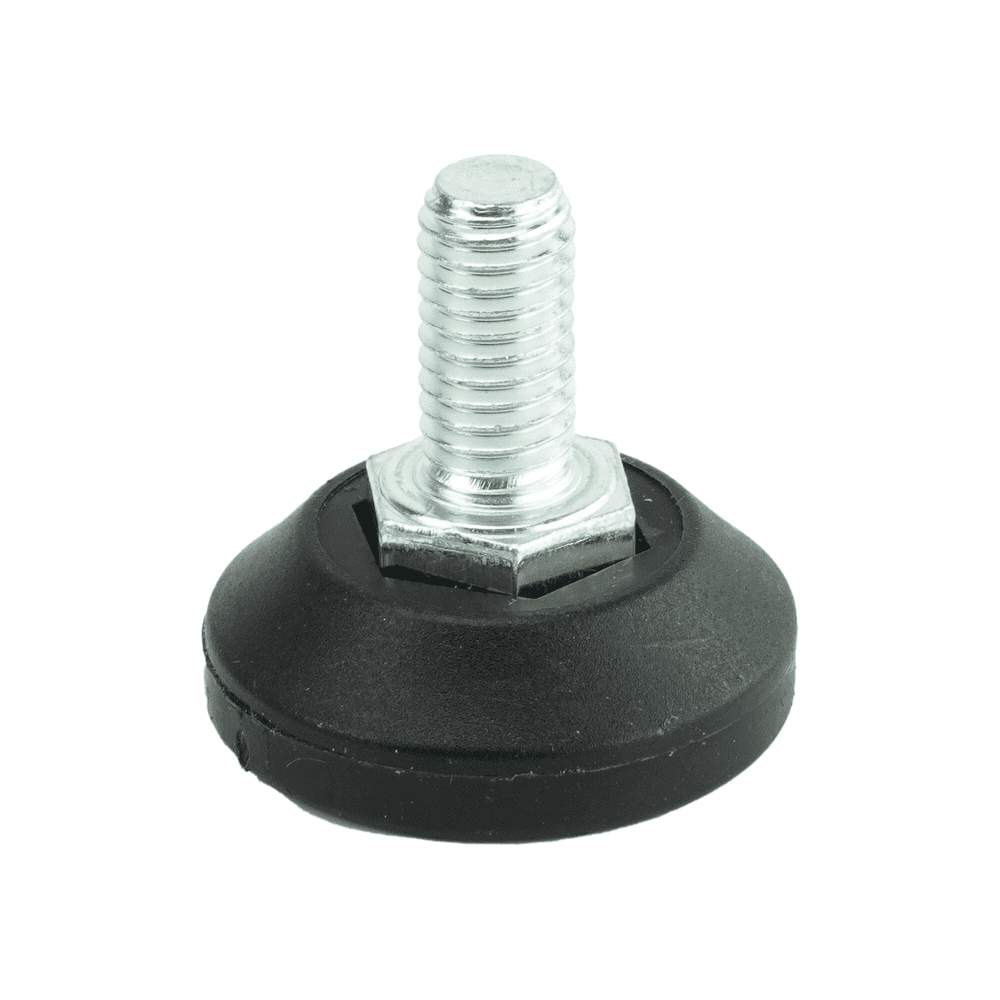 M8 x 16mm Fixed Thread Adjustable Feet, 30mm Base