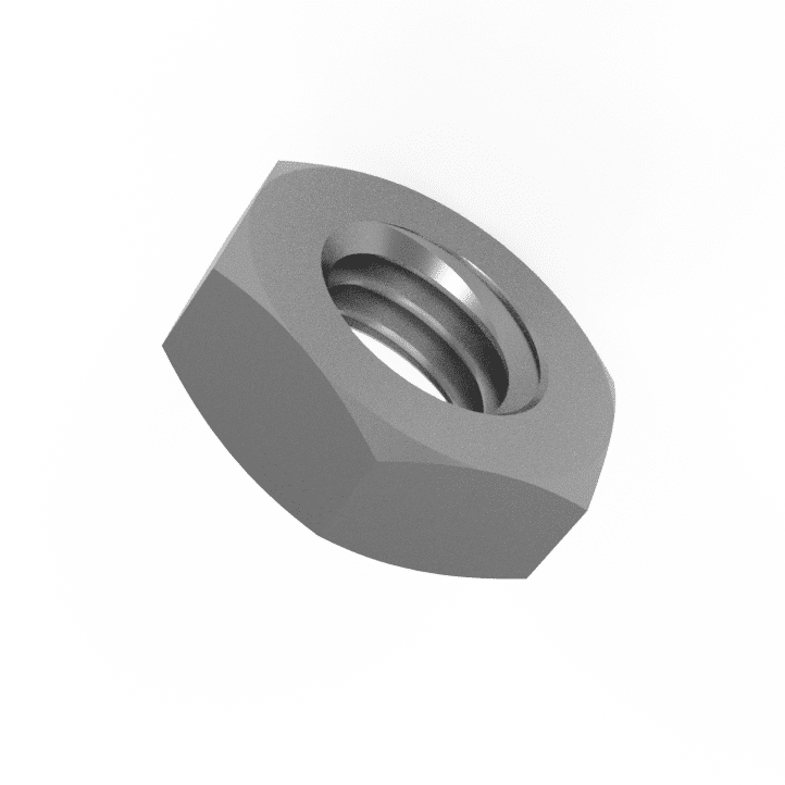 Half Hex Nuts | Thin Hex Nuts | Low Profile Nuts