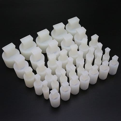High Temp Ribbed Silicone Plug Kit - KIT004