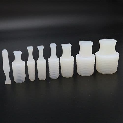High Temp Ribbed Silicone Plug Kit - KIT004
