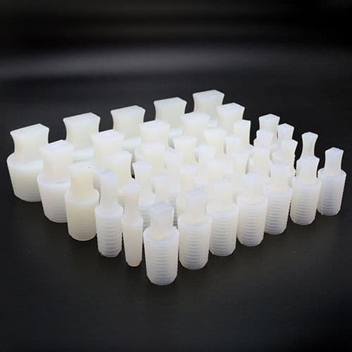High Temp Ribbed Silicone Plug Kit - KIT004