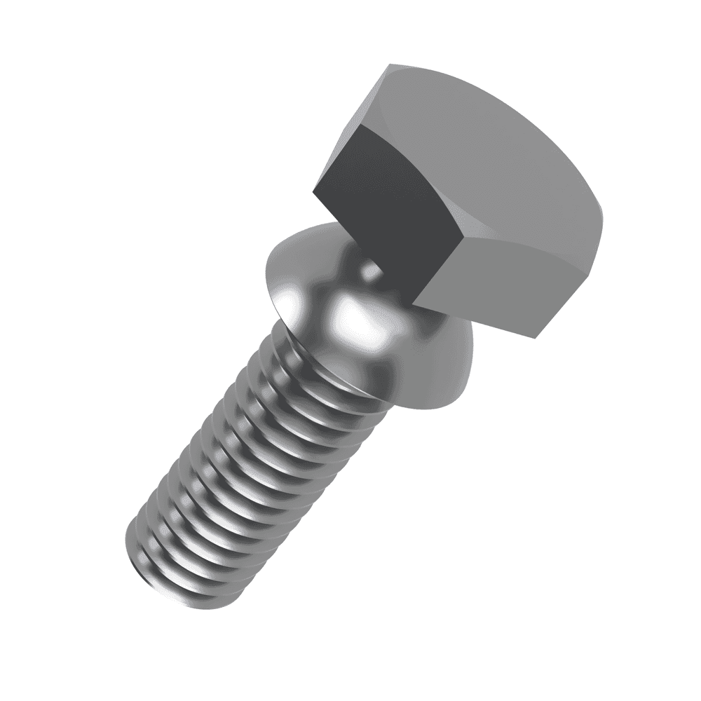 M12 x 25mm Shear Bolt, Security Bolt, A2 Stainless Steel