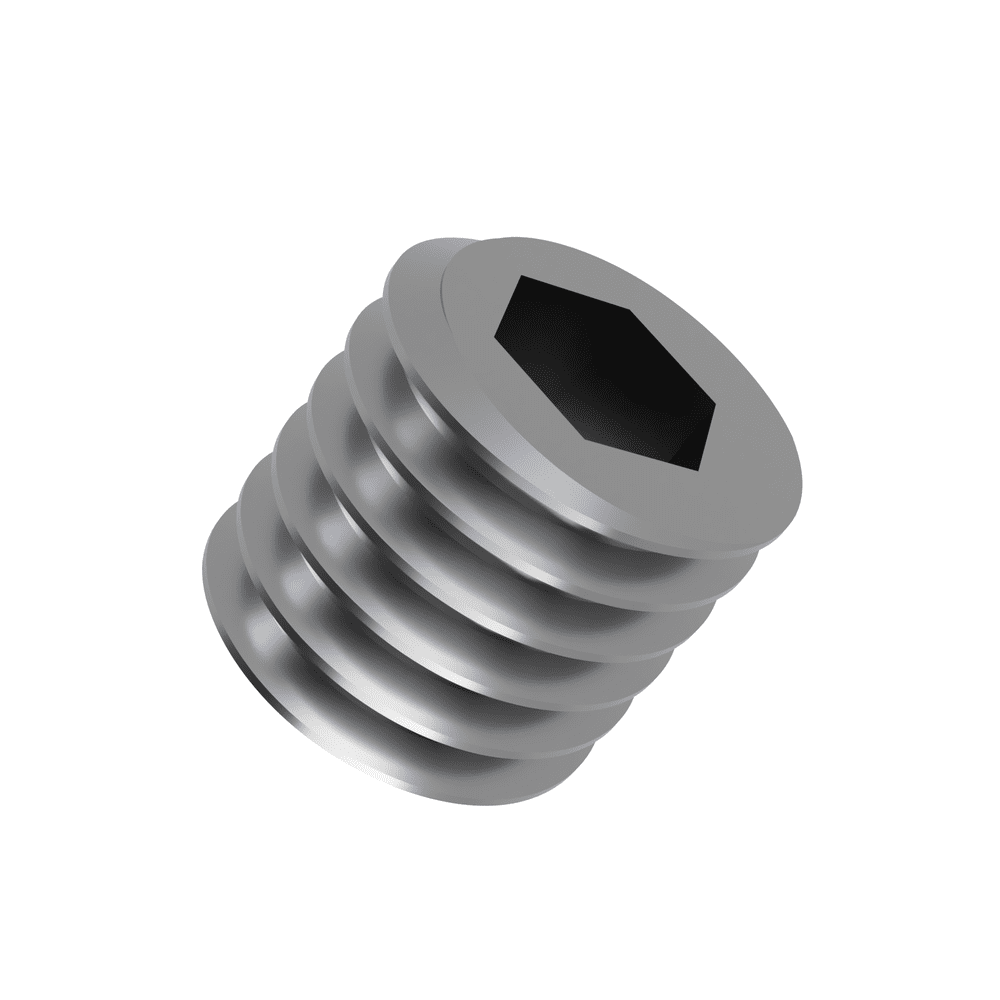 M2 x 2.5mm Socket Grub Screw Cup Point A2