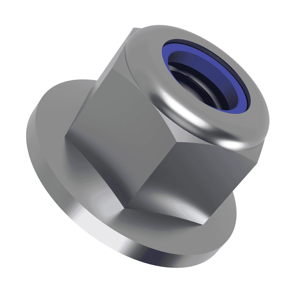 M4 - Flanged Nyloc Nut DIN 6926 | Vital Parts