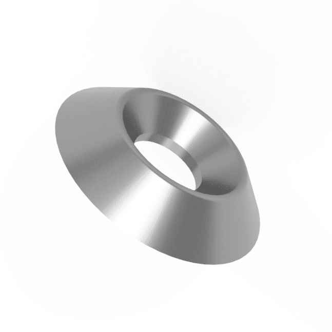 M4 Stamped Finishing Washer, NFE 27-619, A2 Stainless Steel