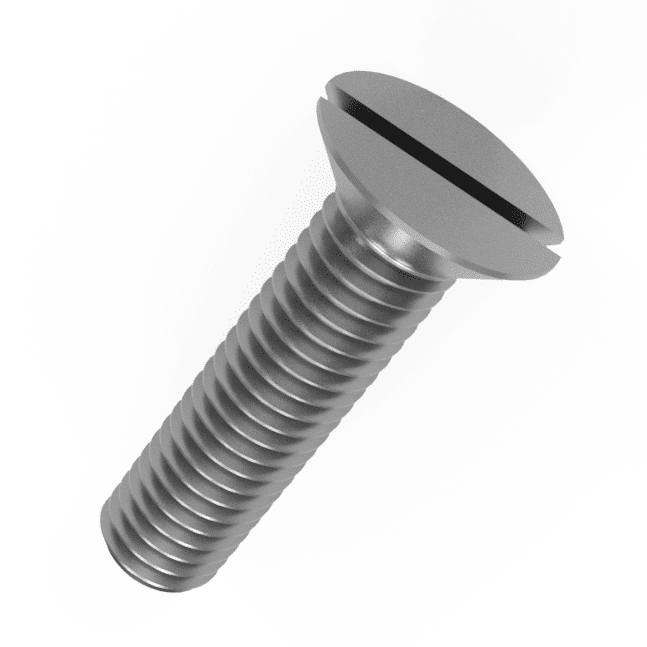 M6 x 12mm Slotted Countersunk Machine Screws DIN 963 | Vital Parts
