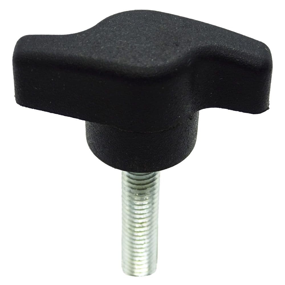 M8 x 15mm x 35mm Nylon BZP Curved Wing Screw Knob - Male | Vital Parts