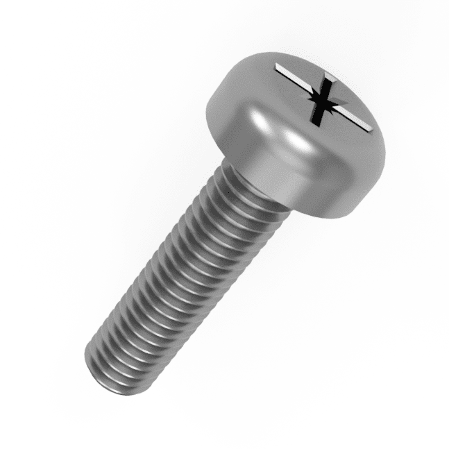 M8 x 40mm Pozi Pan Head Machine Screws | DIN 7985Z