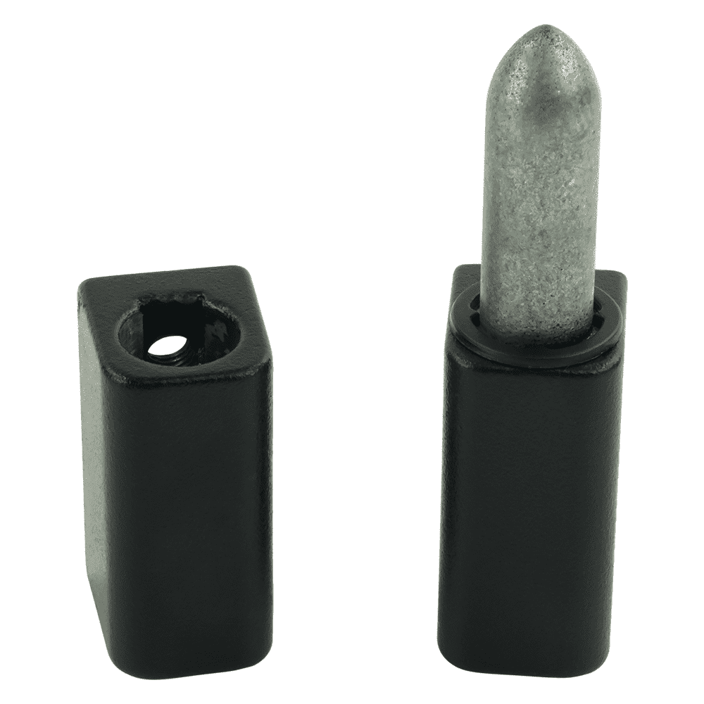 63mm x 15mm Metal Inline Lift-off Hinges | Black