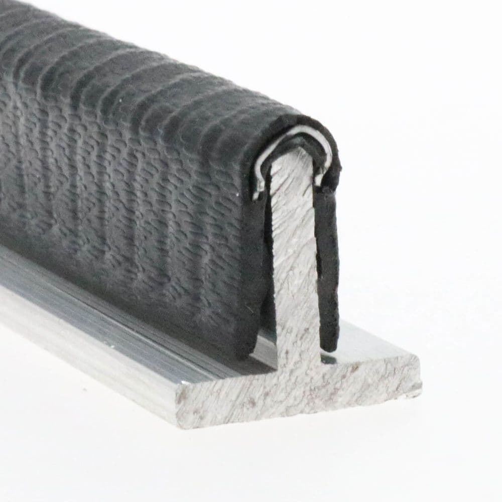 Reinforced Edge Trim, Rubber & Steel - 14.5mm Depth x 5m