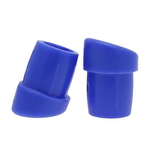 Round Angled Tube Insert - 19mm Outside Diameter, Blue