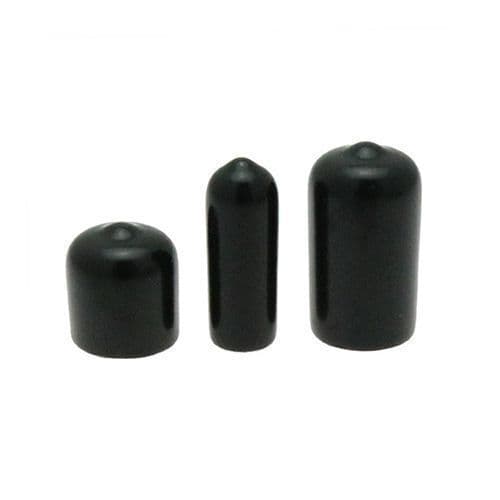 Round PVC Caps - 2.8mm Internal Diameter - 12.7mm Length - 0.8mm Wall ...