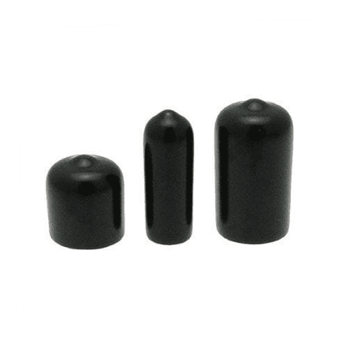 Round PVC Caps - 5.0mm Internal Diameter - 30mm Length - 1mm Wall Thickness