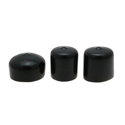 Round PVC Caps - 20.6mm Internal Diameter - 19mm Length - 1.5mm Wall ...
