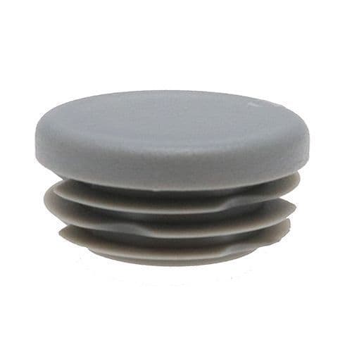 Round Tube Insert - To Fit 38-39mm Tube, Grey, LDPE Plastic