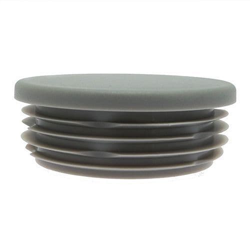 Round Tube Insert - To Fit 91mm-96mm Tube, Grey, LDPE Plastic