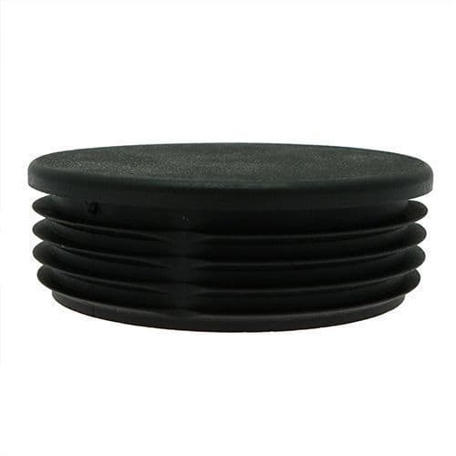 Round Tube Insert - To Fit 96mm-101mm Tube, Black, LDPE Plastic