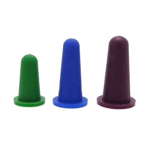 High Temp Silicone Cone Caps for masking 3mm - 22mm | Vital Parts