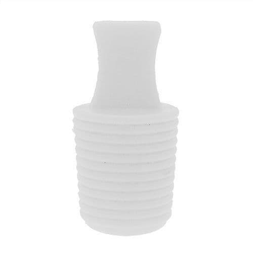 Silicone Ribbed Plugs - 25.4mm Length - 26.01mm Max Diameter - SRP020