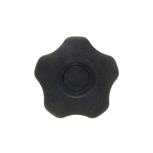 60mm x M8 x 30mm Polypropylene & TPE Male BZP Threaded Handwheel - 5 ...