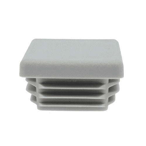 19mm x 19mm Square Tube Inserts,Grey