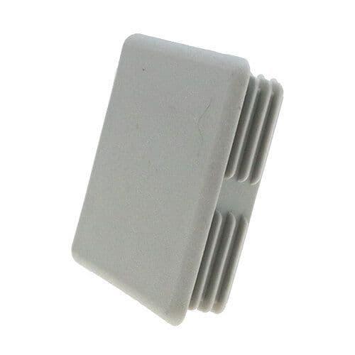Square Unistrut End Caps, Grey 41mm x 41mm - GEN0015