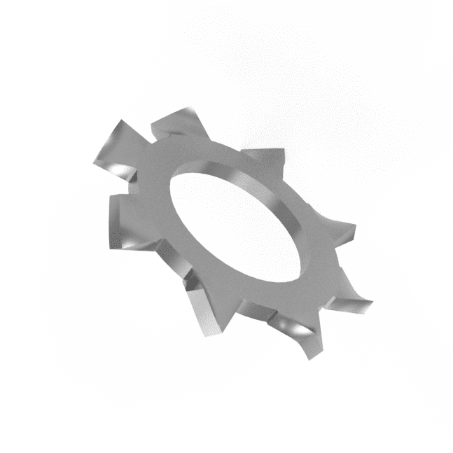 Stainless Steel External Tooth Serrated Washer DIN 6797A