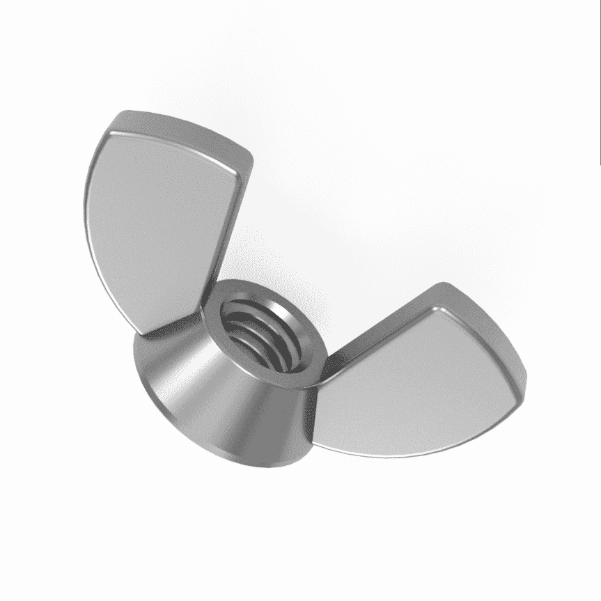 Stainless Steel Wings Nuts (Butterfly Nuts) | DIN 315 | M3 - M12