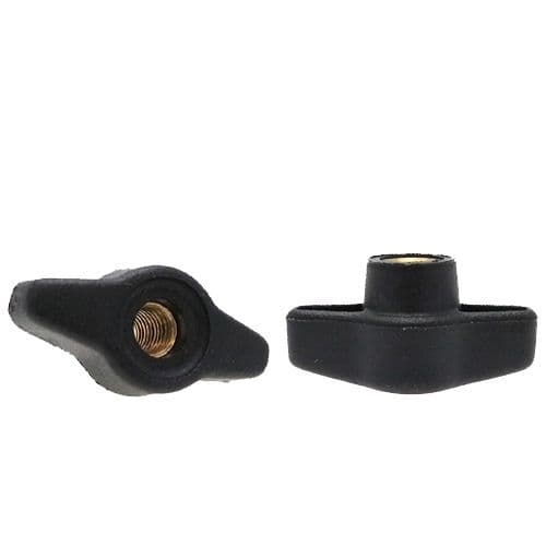 Style 1 Butterfly Wing Nuts, Brass Threaded Wing Nuts - Vital Parts