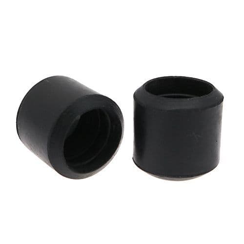 Flat Rubber Walking Stick Ferrule ,22mm Length