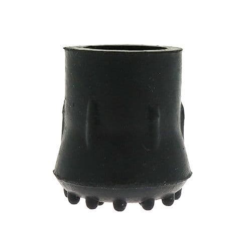Treaded Rubber Walking Stick Ferrule ,30mm Length