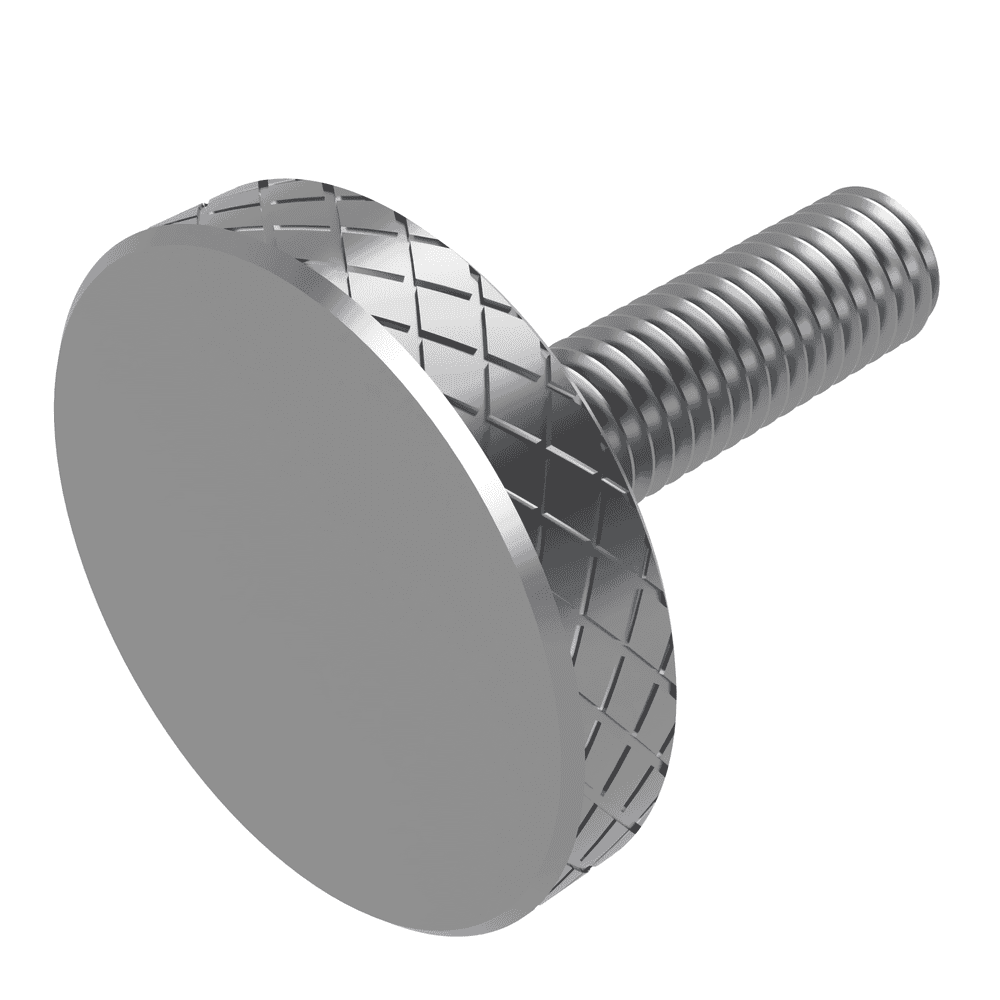 Thin Knurled Thumb Screw DIN 653 | Vital Parts