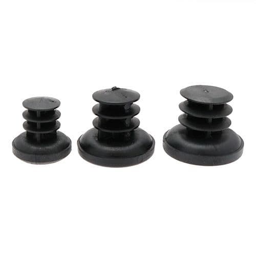 Wide Base Feet For Chair & Furniture Legs 16mm - 22mm | Vital Parts