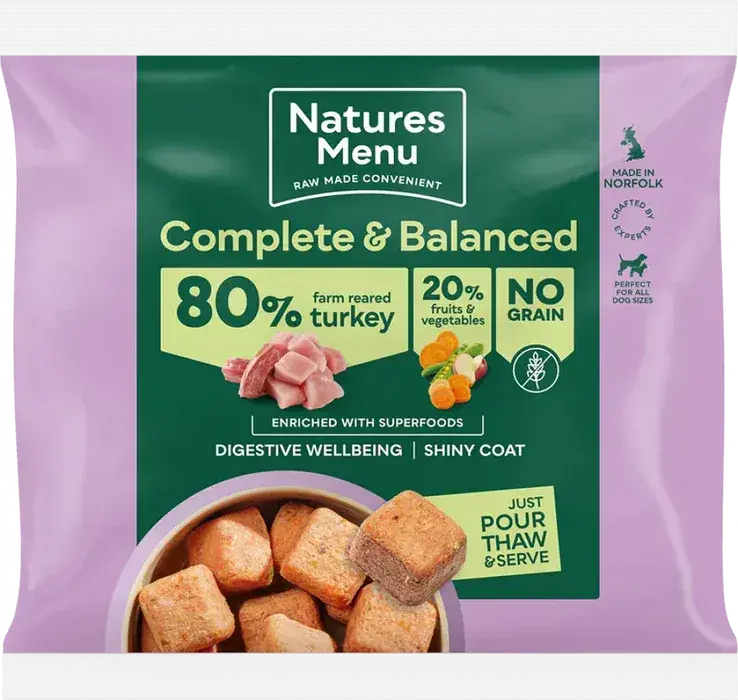 Natures Menu 80/20 Raw Dog Food Nuggets 1kg
