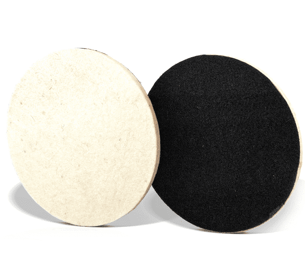 115 mm Felt Hook & Loop Self Grip Backed Polishing Disc