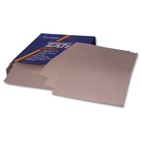 230 x 280 Aluminium oxide paper sheets with lubricant.