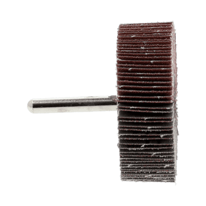 40 x 20 x 6 mm Norton flap sanding wheels. Spindle mounted