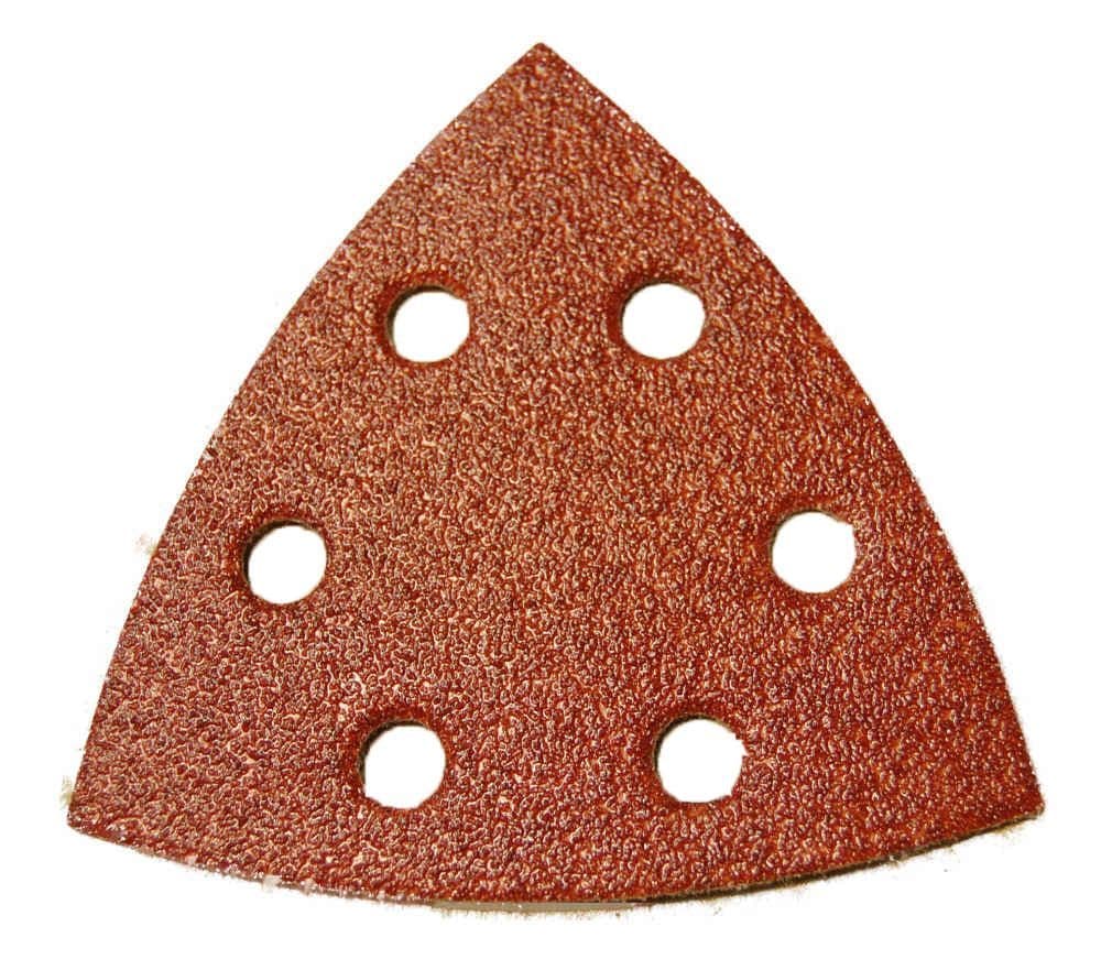 96 x 96 x 96 mm 6 hole, Triangular Abrasive Sanding Discs