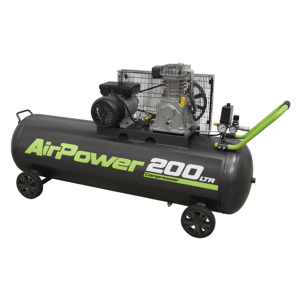 Air Compressor 200L Belt Drive 3hp SAC20030B Sealey