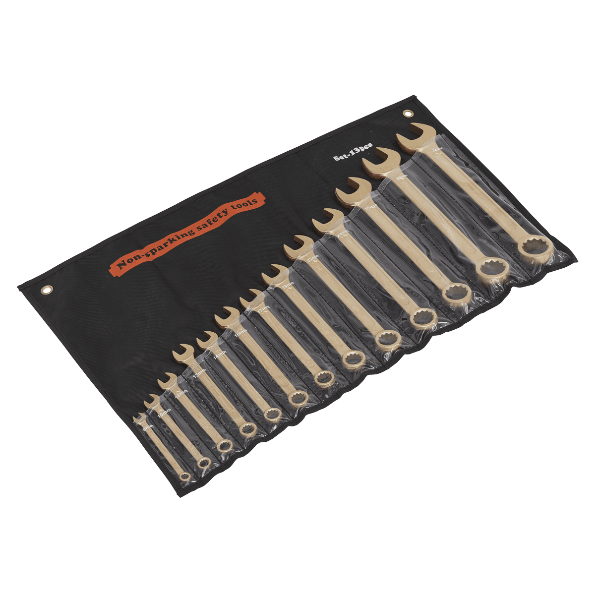 Combination spanner set 13pc Non sparking NS001