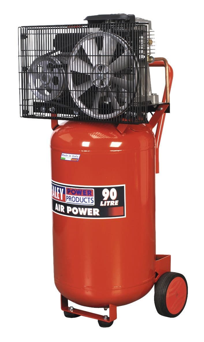 Compressor 90L Vertical Belt Drive 3hp SAC1903B Sealey