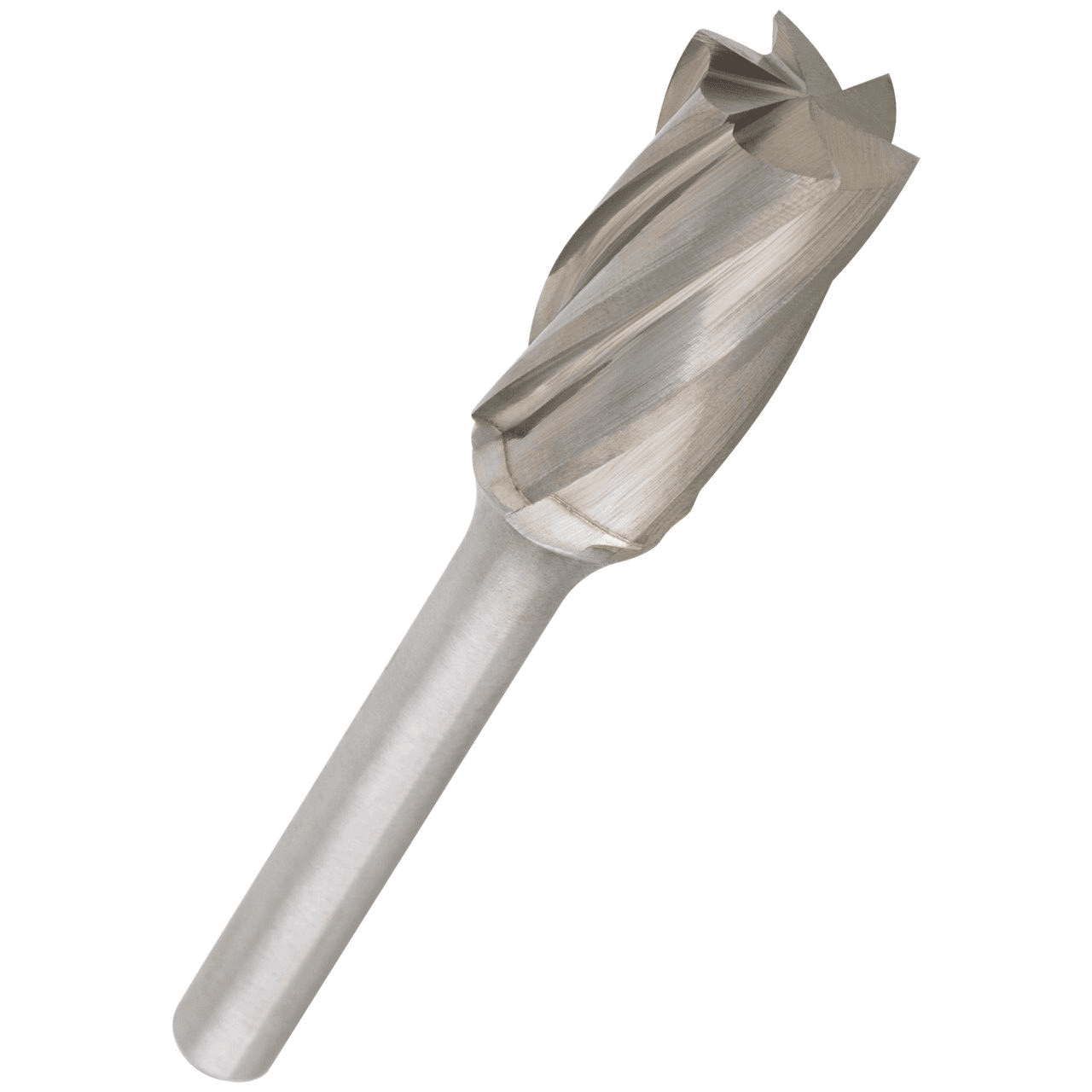 Cylinder end cut tungsten carbide burr | Aluminium. cut | 10 mm