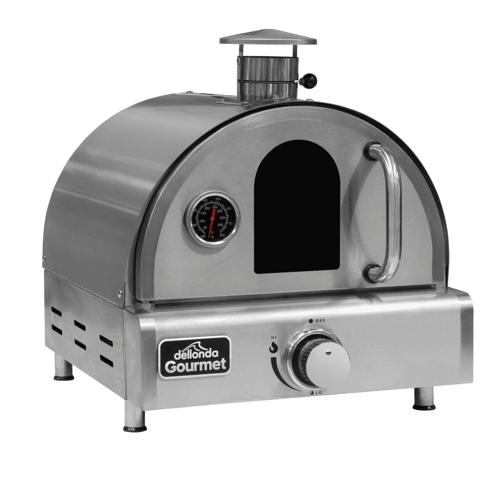 Dellonda Outdoor Table Top Gas Powered Pizza Oven with Temperature ...