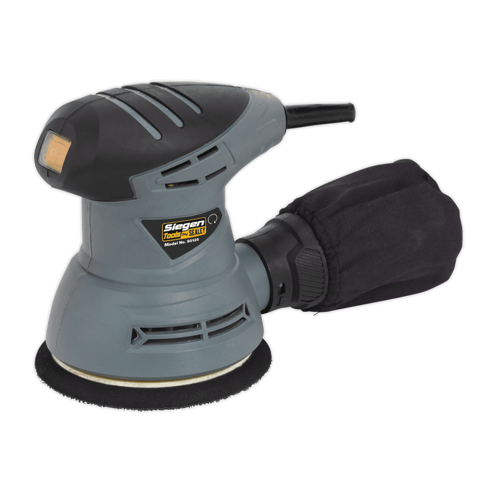 Sealey S0125 Dual Action Palm Sander Ø125mm 240W/230V