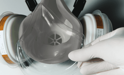 Dual Filter Cartridge Respirator Dust Mask With Form Guard