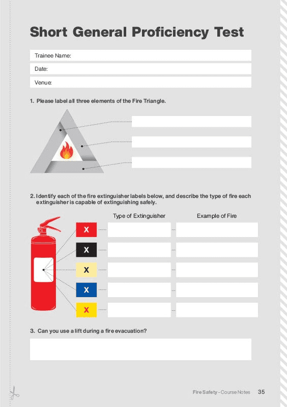 Fire Safety Course Notes